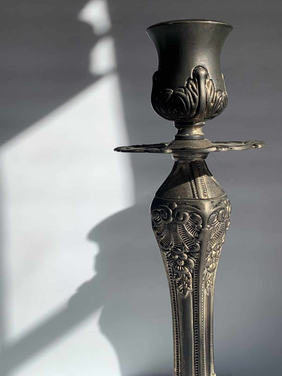 Baroque Silverplate Candlestick Set | Vintage Keepers