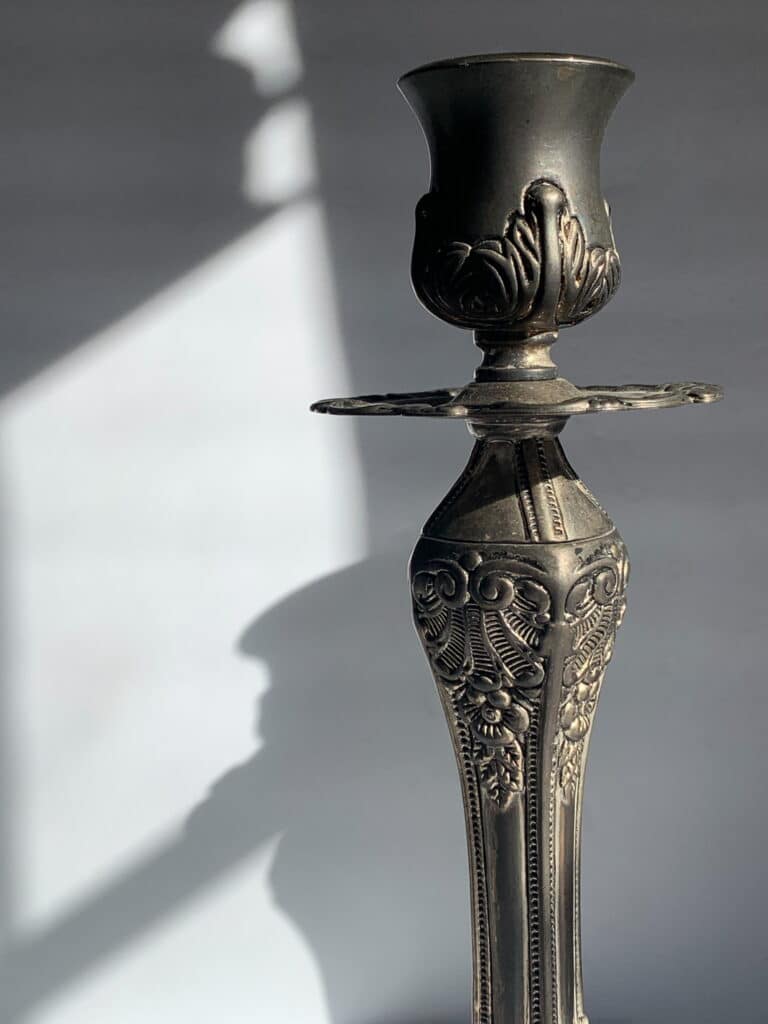 Baroque Silverplate Candlestick Set | Vintage Keepers