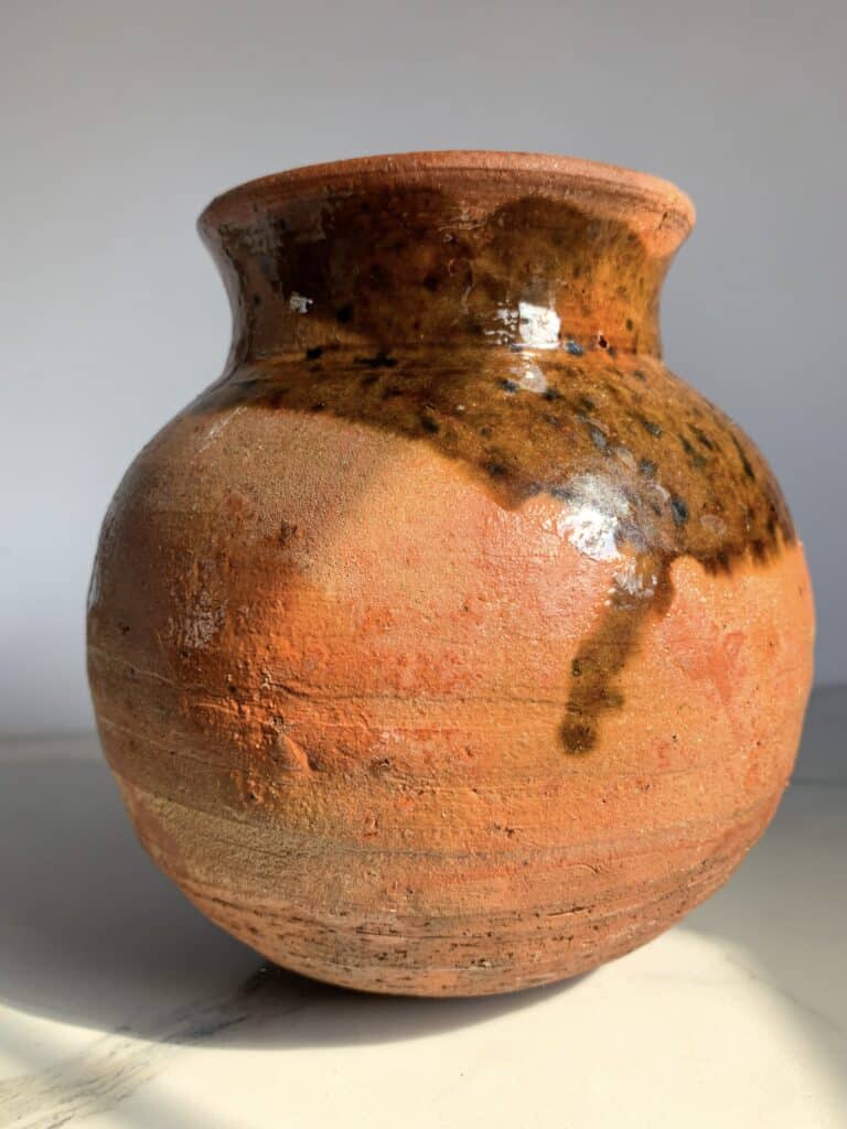 Two Tone Terracotta Pot | Vintage Keepers