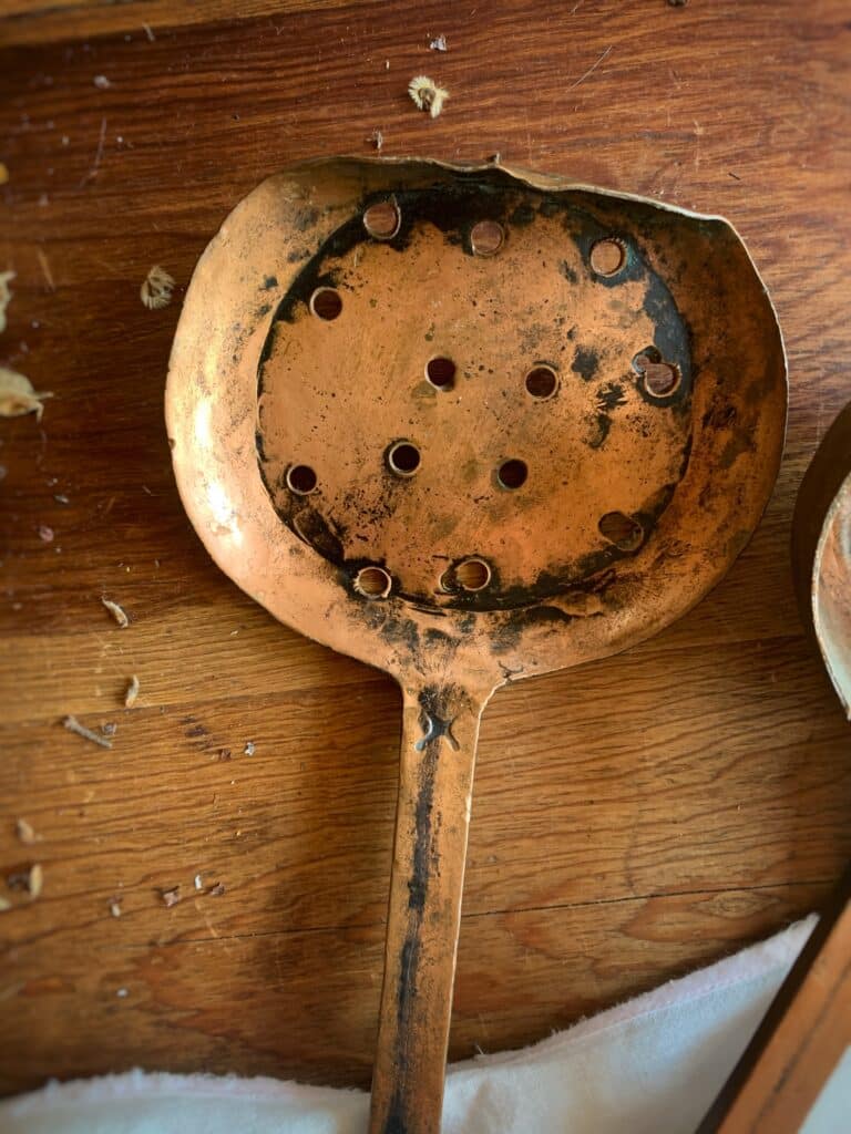 Oversized Primitive Copper Utensils | Vintage Keepers