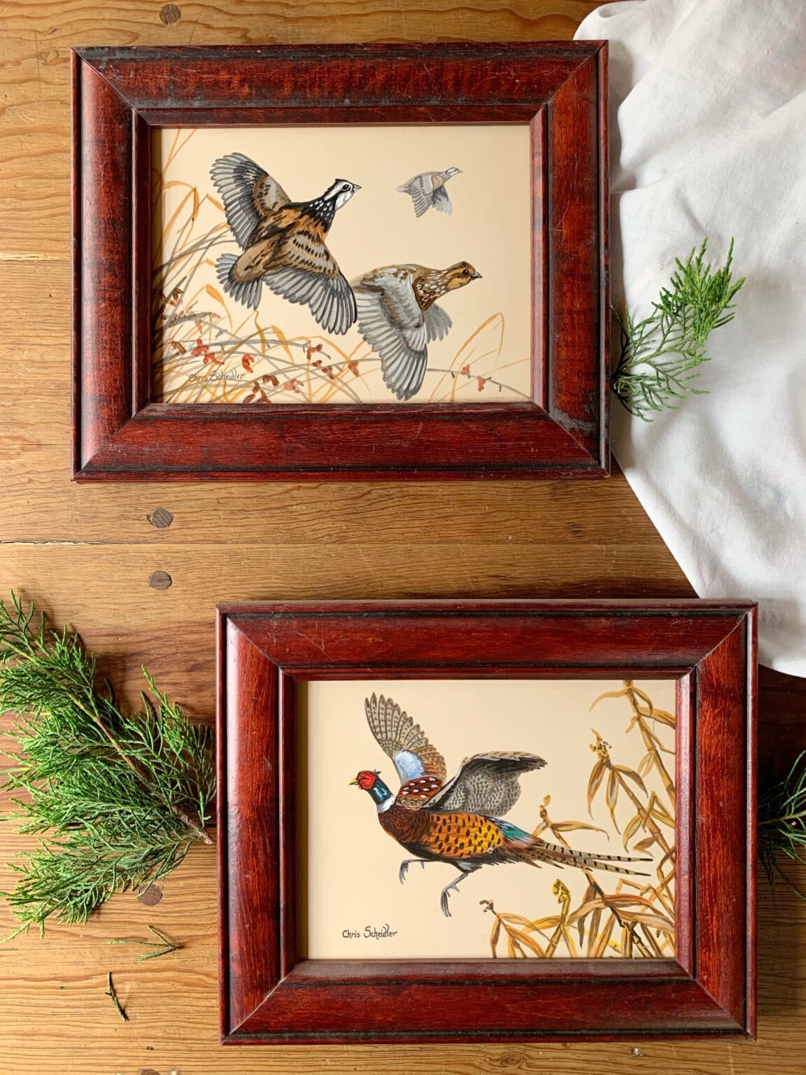 Made In England, Hand Painted Tile Art Set | Vintage Keepers