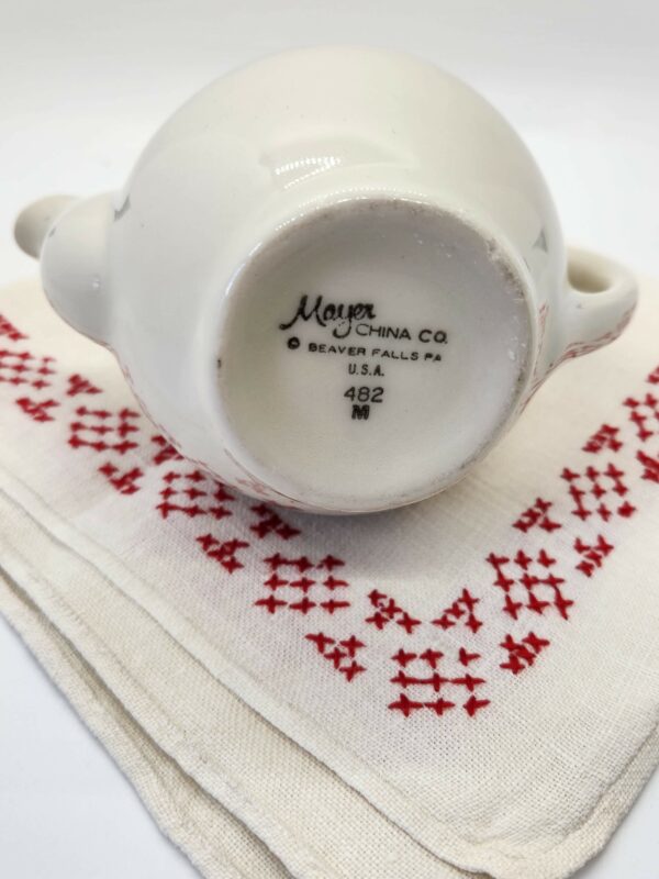 Perfect Teapot – White Stoneware – Mayer China Co. Beaver Falls PA ...