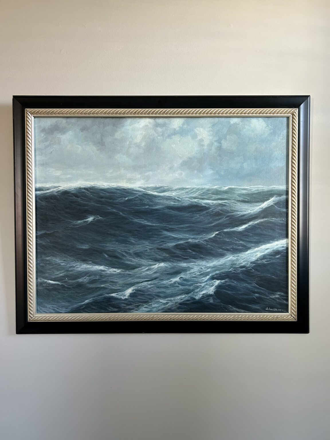 Ocean Waves Oil Painting | Vintage Keepers