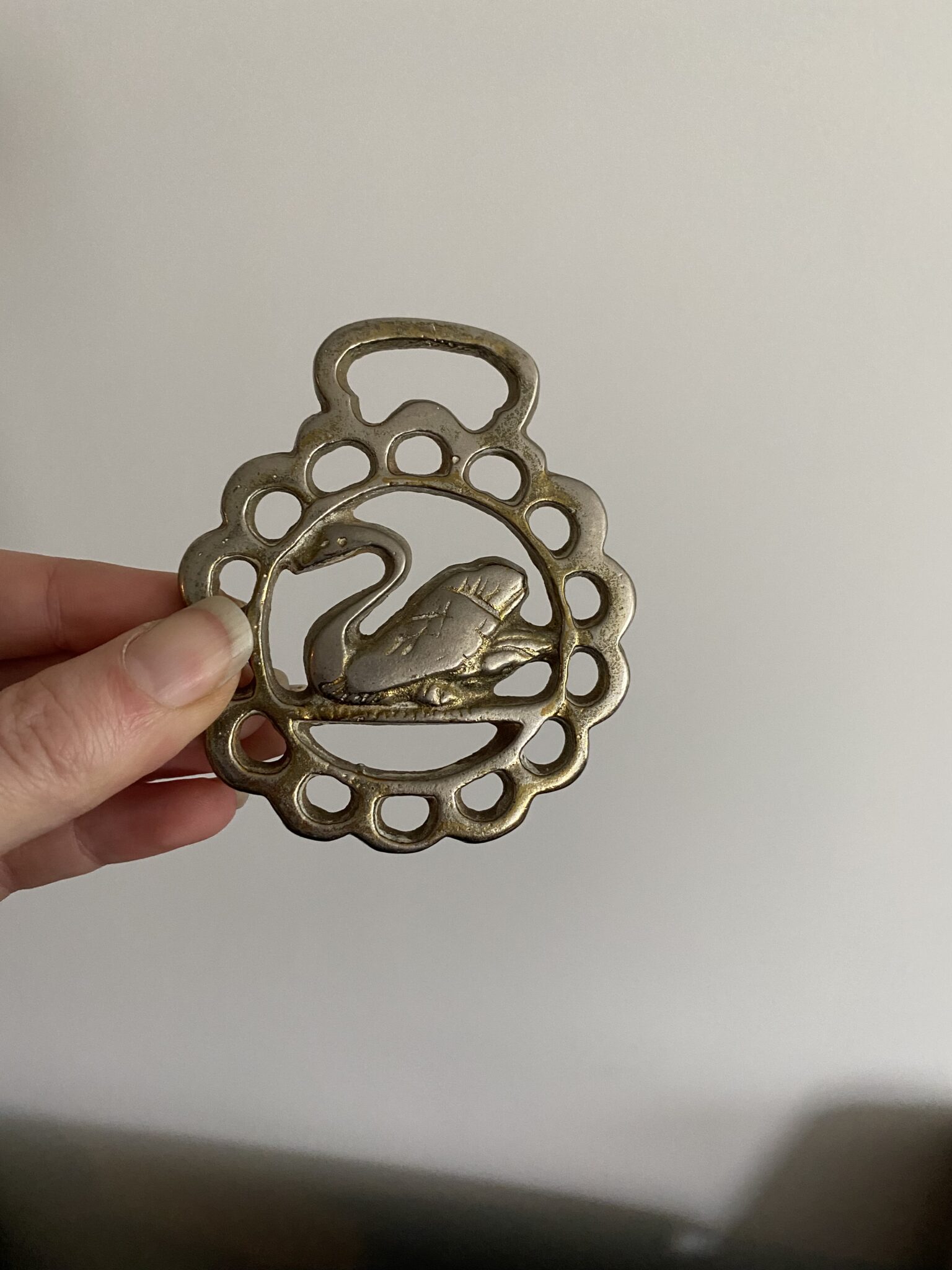 Swan Bridle Medallion | Vintage Keepers