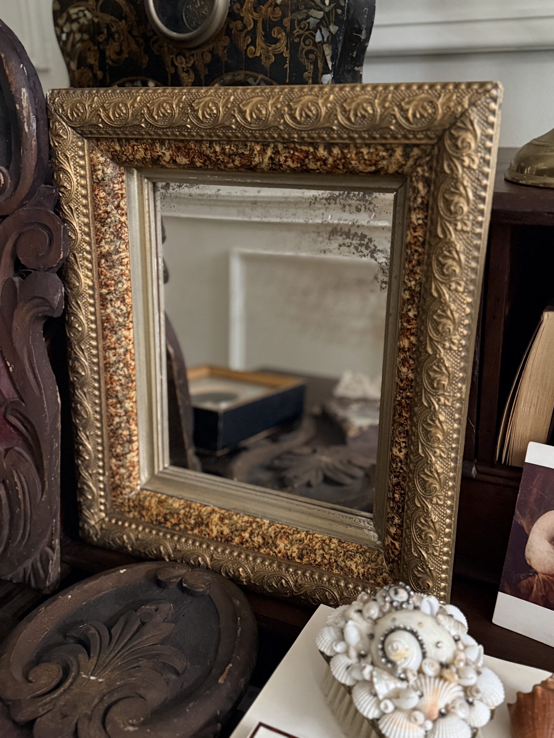 Gold Gilt antique mirror | Vintage Keepers