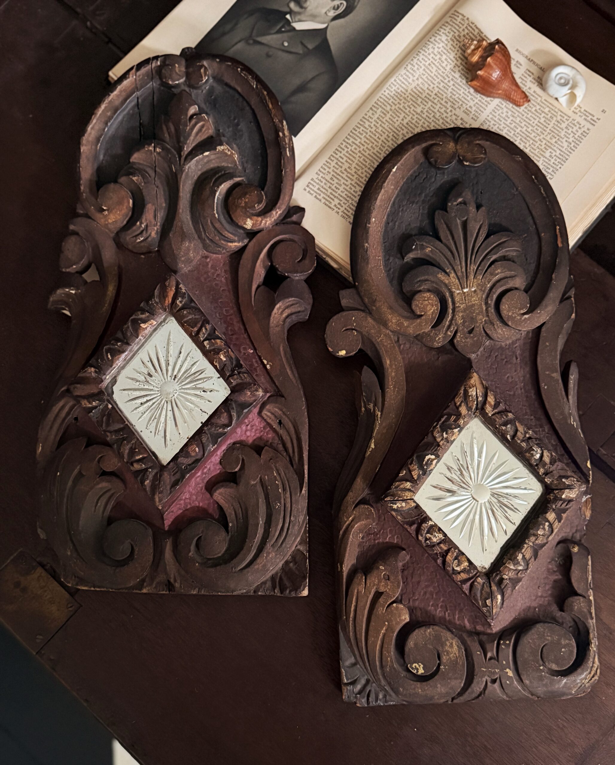 Hand Carved reclaimed mirrors | Vintage Keepers